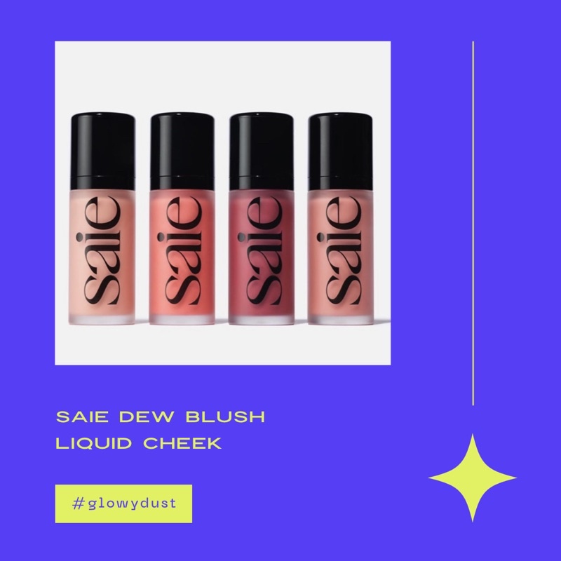 Jual READY Saie Dew Blush Liquid Cheek Flush (Dreamy, Peachy, Poppy ...