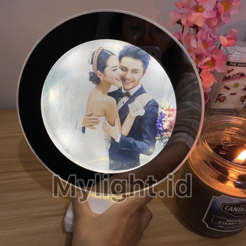 Jual MYLIGHT.ID (Custom foto Cermin) LED Cermin foto custom ajaib ...