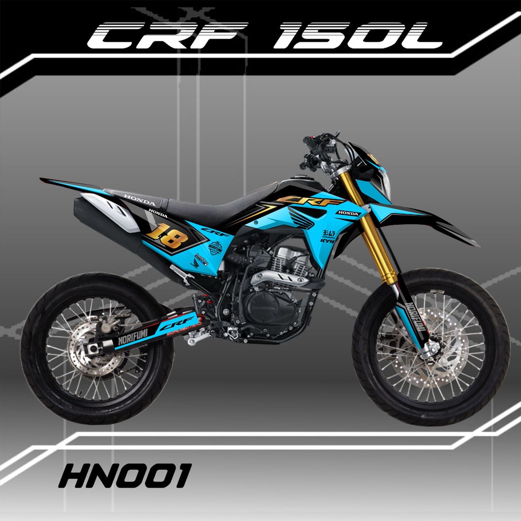 Jual Stiker Decal Sticker Full Body Honda CRF 150 kode 69 | Shopee Indonesia