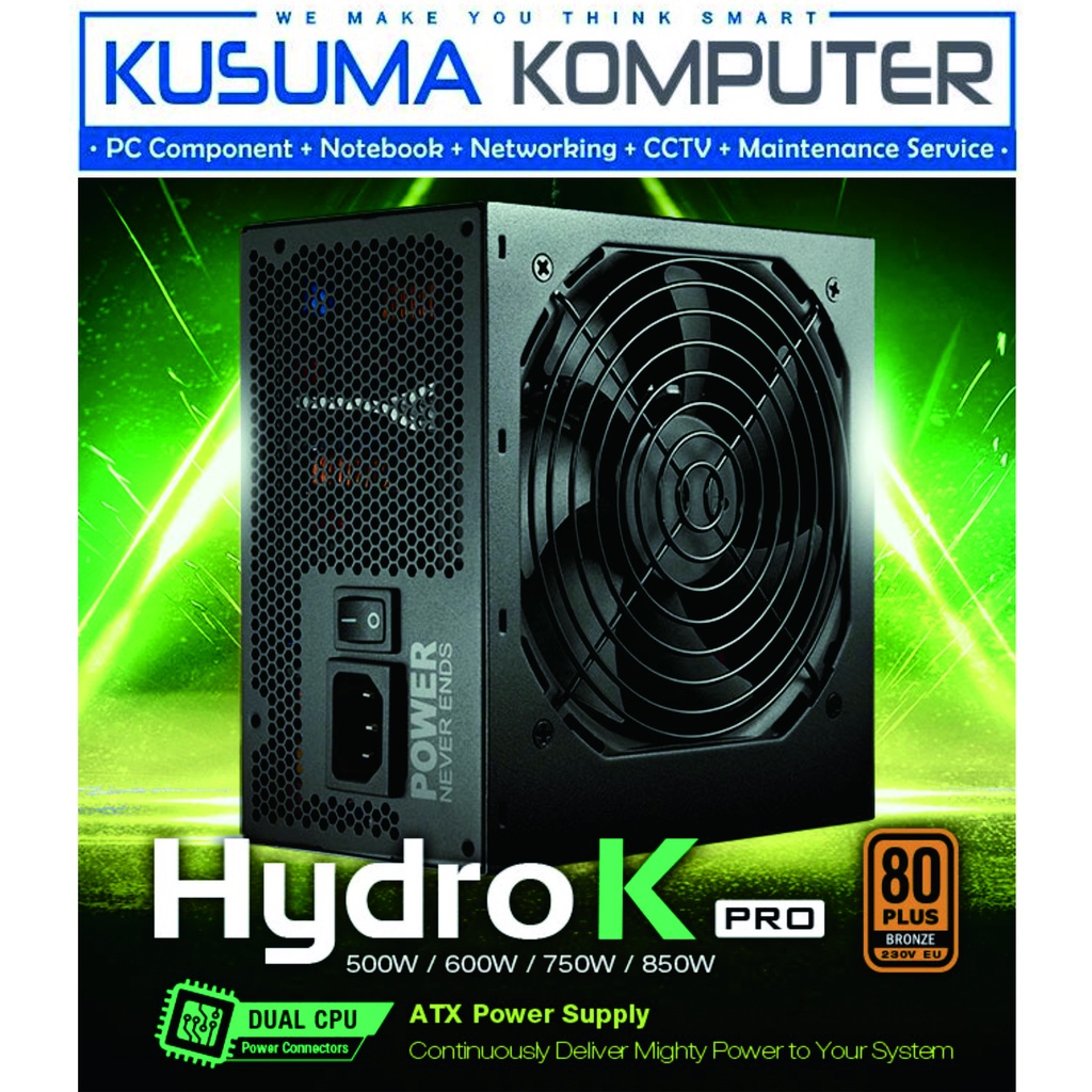 Jual FSP Hydro K PRO 850W 850 80+ Bronze Power Supply | Shopee Indonesia
