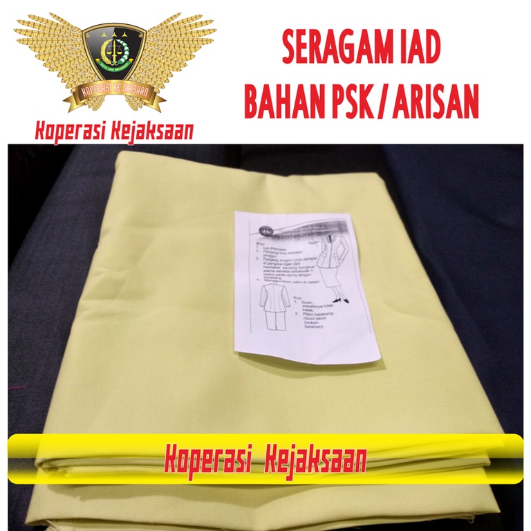 Jual SERAGAM IAD KEJAKSAAN | BAHAN KAIN PAKAIAN SERAGAM KERJA ARISAN ...