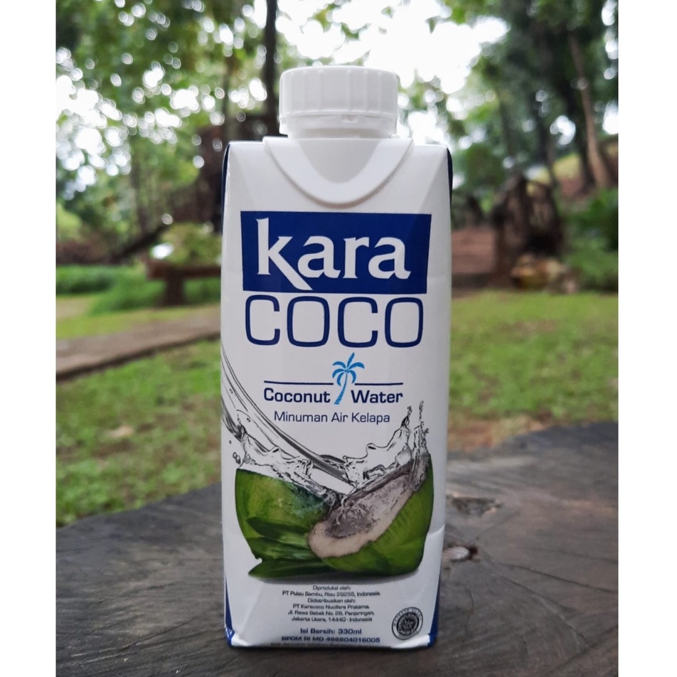 Jual Kara Coco Coconut Water dari air kelapa asli 330ml | Shopee Indonesia