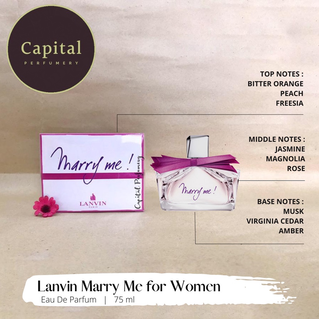 Jual Lanvin Marry Me edp 75ml | Shopee Indonesia