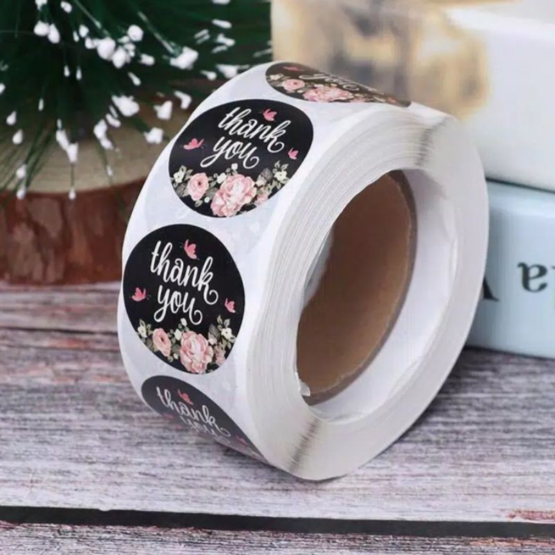 Jual STIKER STICKER LABEL KEMASAN PACKAGING THANK YOU | Shopee Indonesia