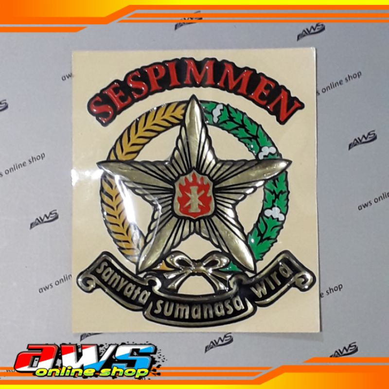 Jual Sticker Sespimmen | Shopee Indonesia