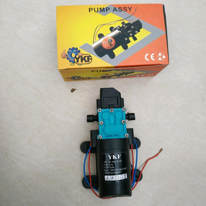Jual Dinamo Sprayer Elektrik Pompa Air Water Pump DC 12 Volt YKF 100 ...