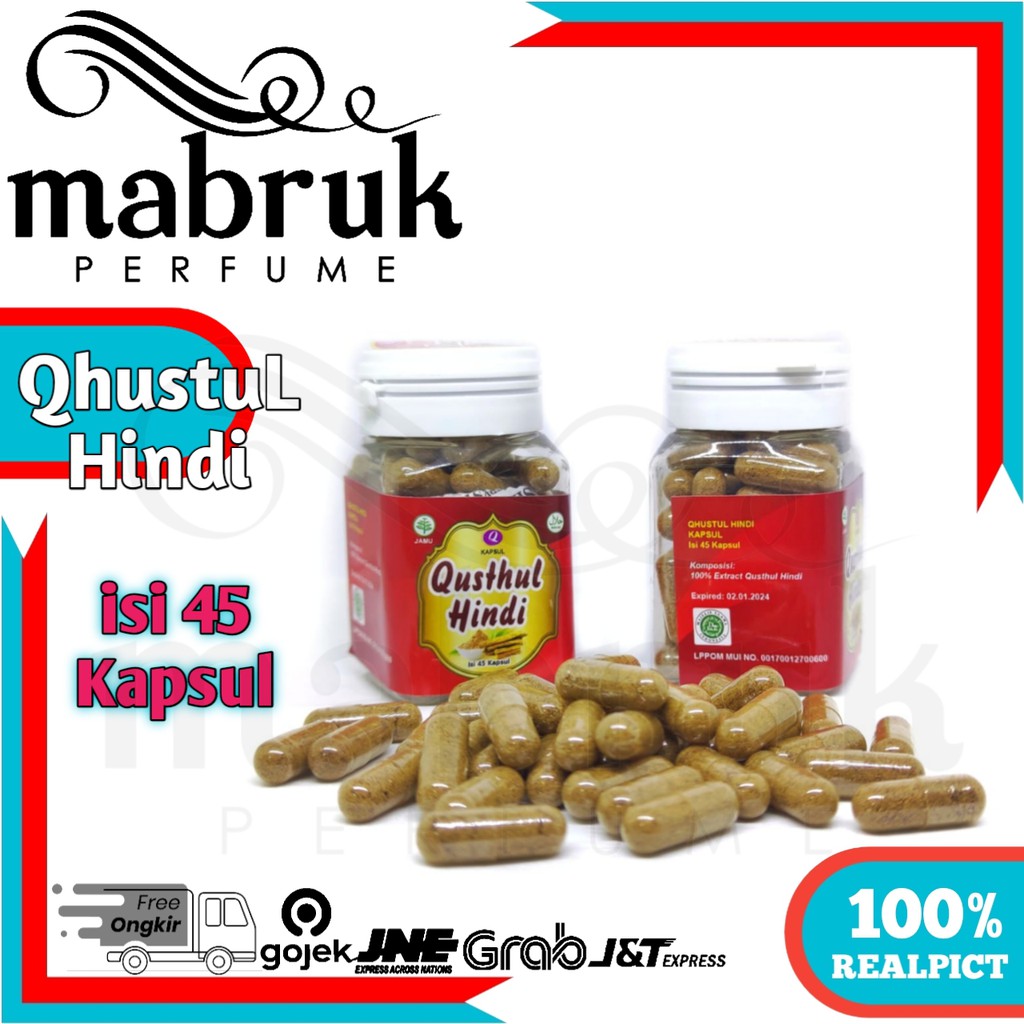 Jual QUSTUL HINDI QHUSTUL HINDY QIST AL HIND KAPSUL ISI 45 pcs | Shopee ...