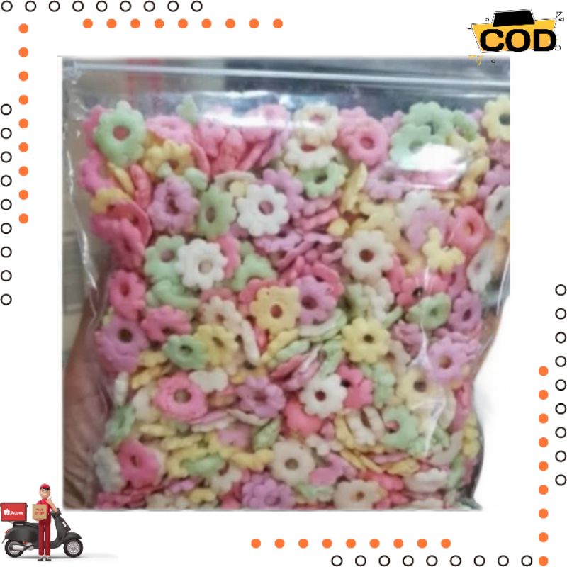 Jual Kerupuk Sakura Camilan Gurih Snack Bunga Krupuk Jadul Makanan ...