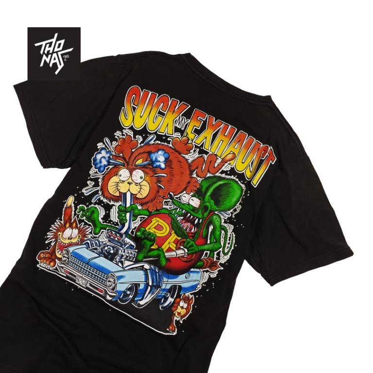 Jual Kaos Preloved RAT FINK - ED ROTH SHIRT -BLACK | Shopee Indonesia