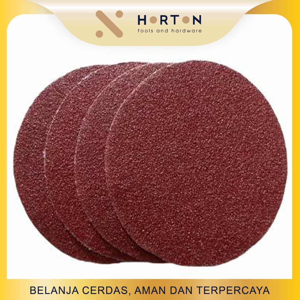 Jual Amplas Bulat 4" / Velcro Amplas Tempel Gerinda Sanding Disc ...