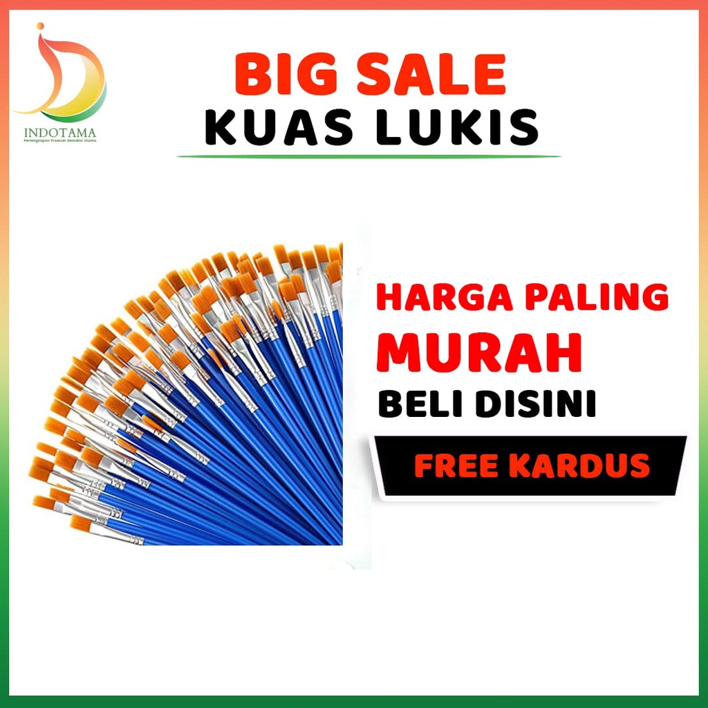 Jual Kuas Lukis Flat, Kuas Lukis Kecil, Kuas Lancip, Koas Melukis Kecil ...