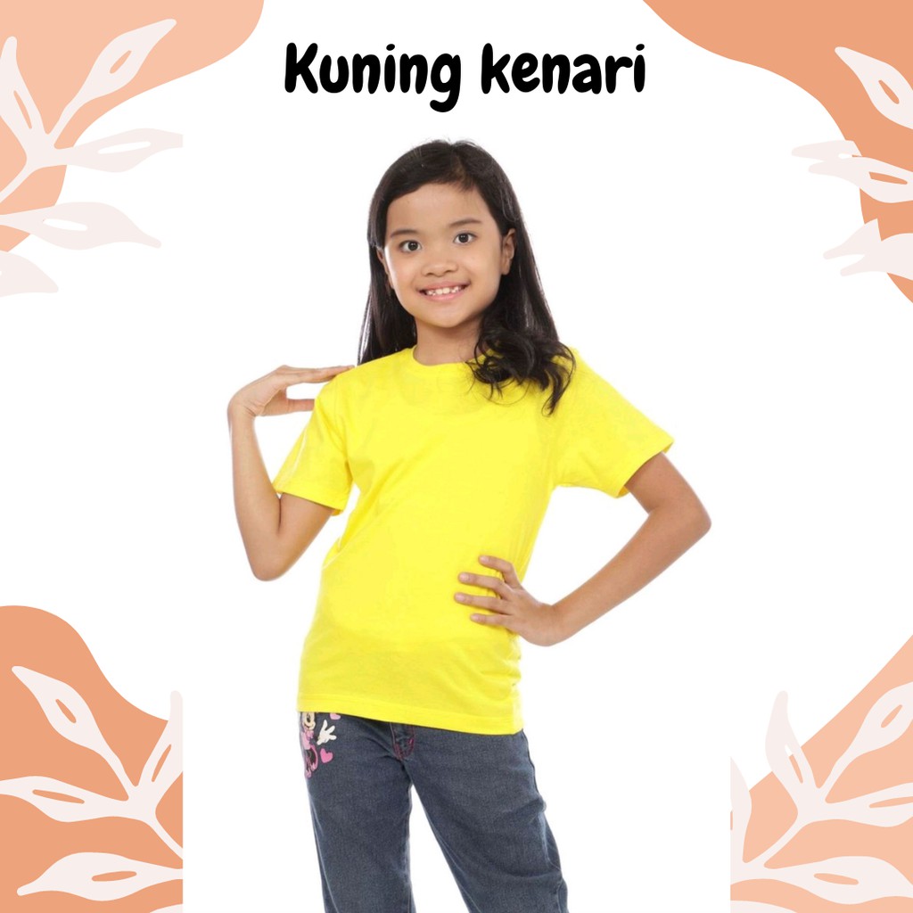 Jual Langsung Dari Pabrik - Kaos Polos Lengan Pendek Anak Perempuan ...