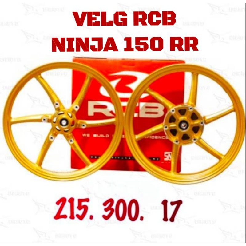 Jual VELG RCB RACING BOY NINJA 150 RR NINJA RR 522 GOLD ORIGINAL ...