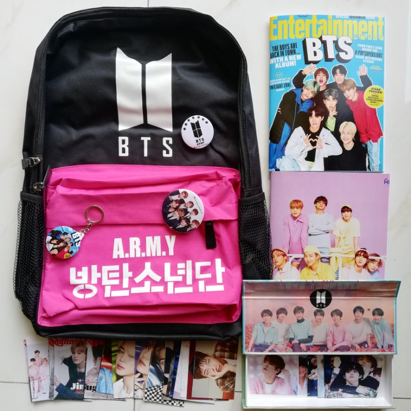 Jual Paket Tas BTS Army /Pencase BTS | Shopee Indonesia
