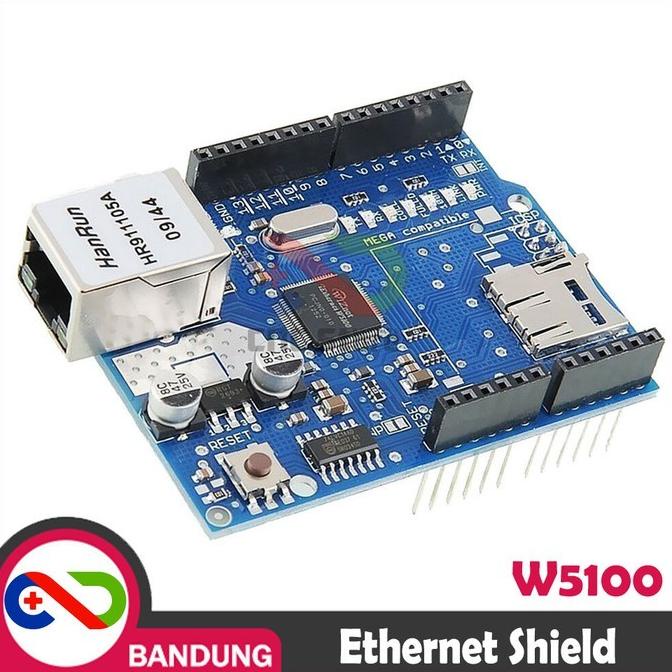 Jual TERMURAH!! Murah Ethernet W5100 Shield Module For Arduino Uno Mega ...