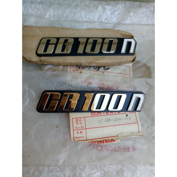 Jual Emblem logo decal honda cb100 cb100n original | Shopee Indonesia