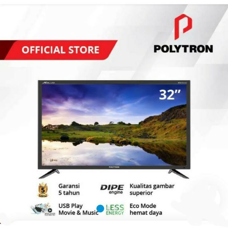 Jual TV POLYTRON 32 INCH DIGITAL TV | Shopee Indonesia