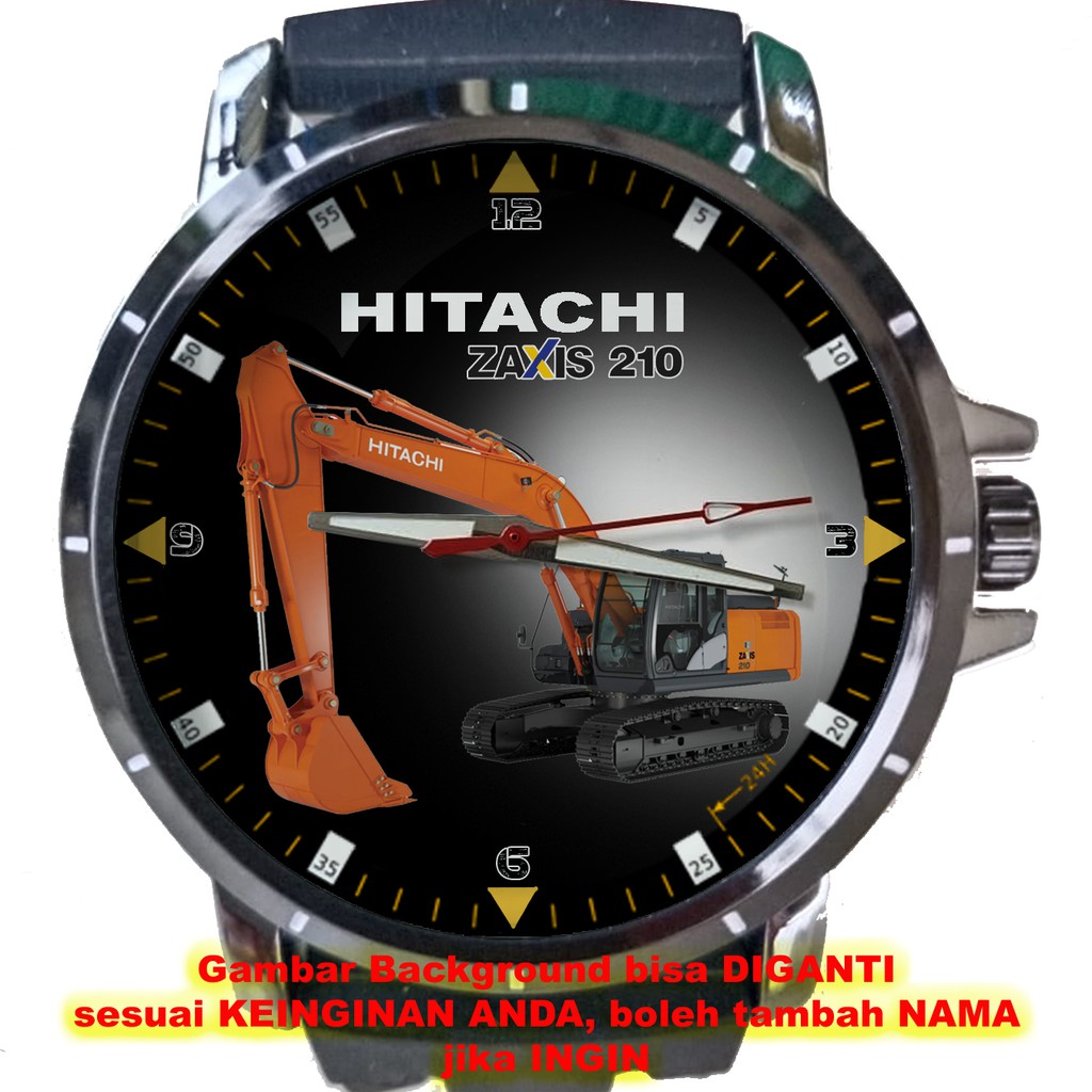 Jual HITACHI ZAXIS 210 art 5 Jam Tangan Pria Background STIKER DOANG ...