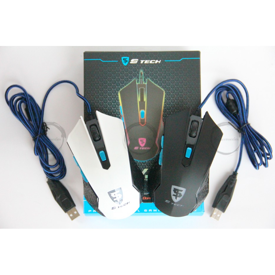 Jual Mouse STech HV9 Professional Gaming | Shopee Indonesia