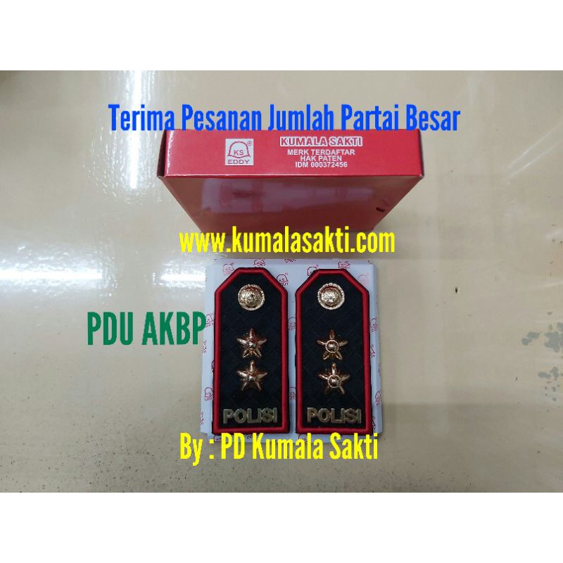 Jual Pangkat Polisi PDU AKBP Lis Merah|Topi Polisi|Kaos Polisi|Sabuk ...