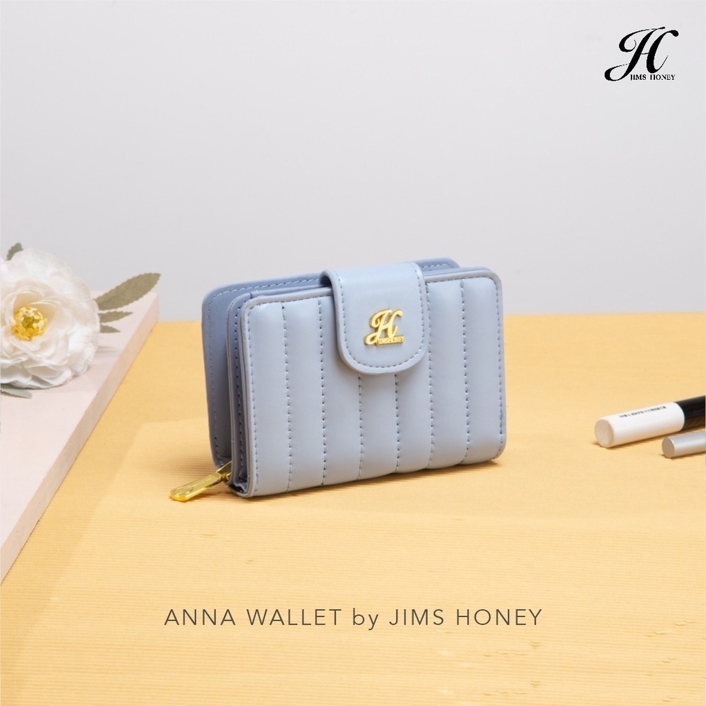 Jual Anna Wallet by Jims Honey Ori Dompet Lipat Wanita Keren Murah Simple Muat Banyak Kartu ...