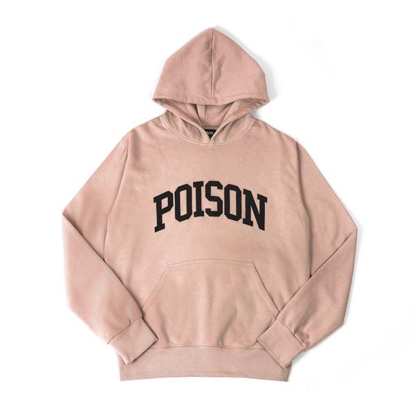 Jual POISON FOREVER - HOODIE UNISEX - OG LOGO BEIGE | Shopee Indonesia