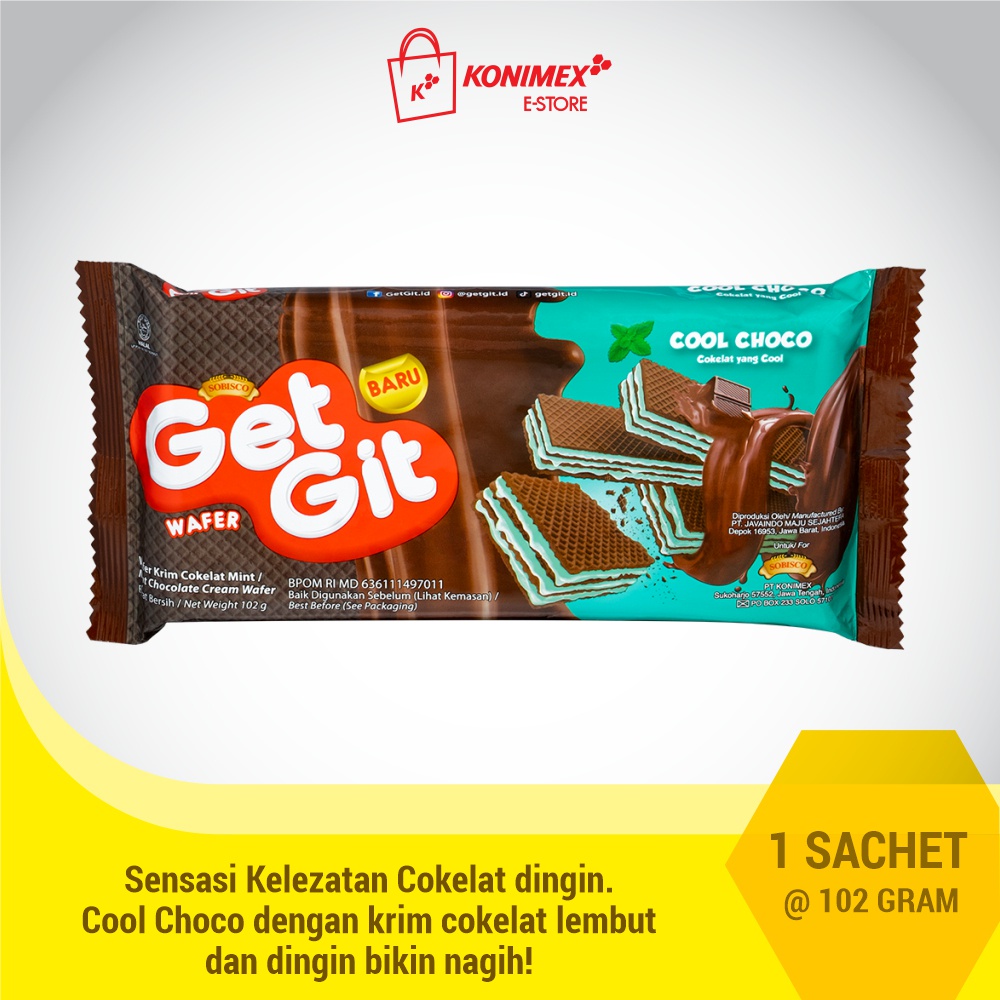 Jual GET GIT Wafer Cool Choco 102 G | Shopee Indonesia