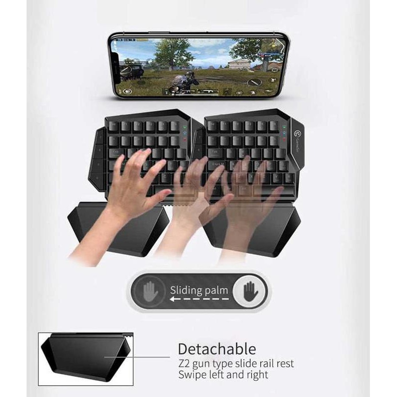 Jual SPECIAL GAMESIR Z2 WIRELESS GAMING KEYBOARD PC WINDOWS IOS ANDROID ...