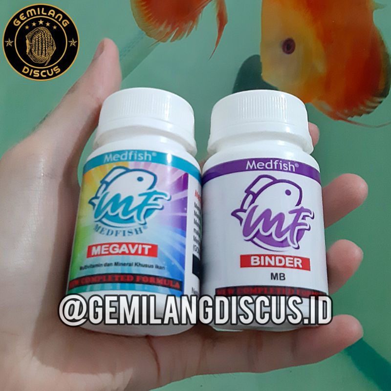 Jual Medfish Megavit / Binder Multivitamin Ikan / Vitamin Pakan Ikan 50 ...