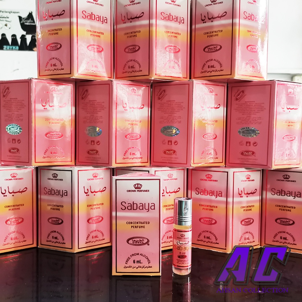 Jual [D059] - PARFUM ARAB DOBHA PERBOX SABAYA 6 Ml | PERBOX ISI 6 BOTOL | Parfum Non alkohol ...