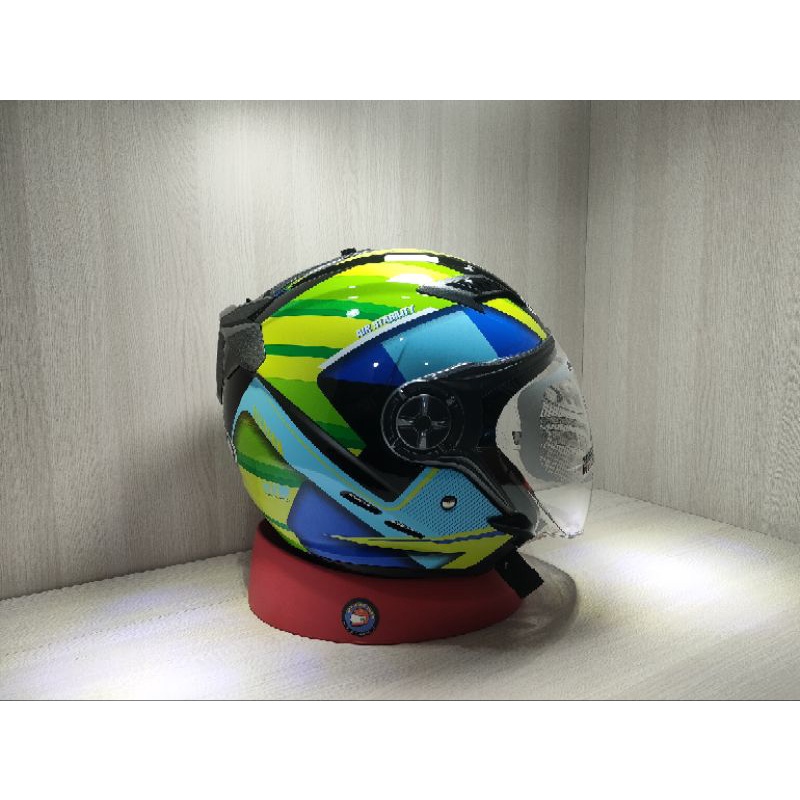 Jual NHK GLADIATOR FIUS ALL WARNA DOBLE VISOR HELM OPEN FACE | Shopee ...
