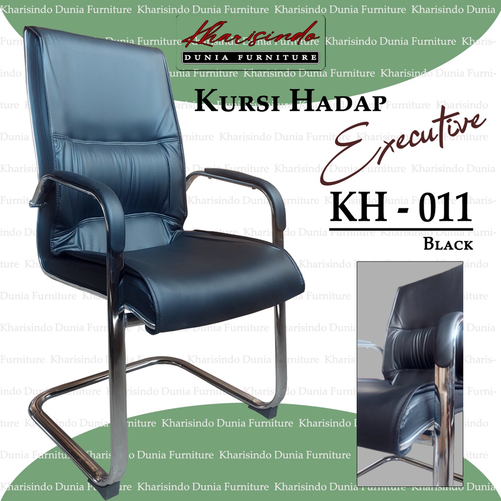 Jual Kursi Hadap / KH 011 Hitam / Kursi Meeting Executive / Kursi ...