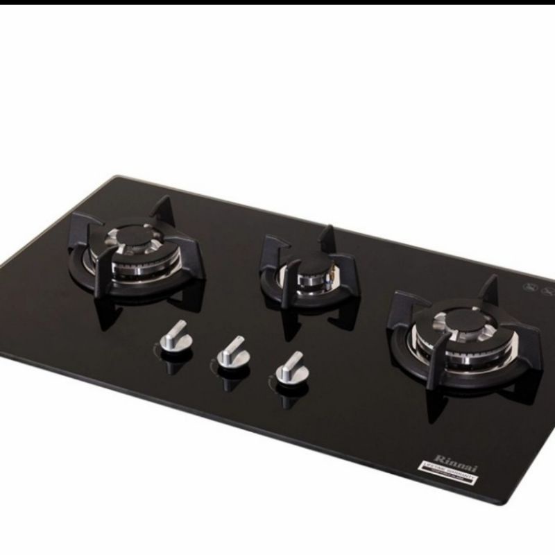 Jual Kompor gas tanam built-in hob 3 tungku RINNAI RB-73SV GB RB73SVGB | Shopee Indonesia