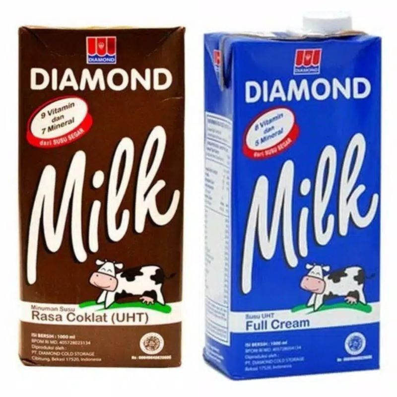 Jual DIAMOND UHT MILK | Berat Bersih 1000ml | Shopee Indonesia