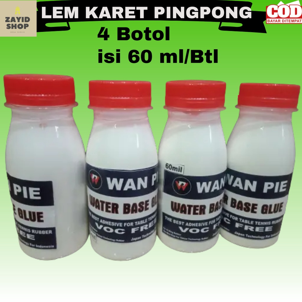 Jual WAN FEI WBG 60ml Lem Tenis Meja Lem Karet Bad Bet Bat Blade ...