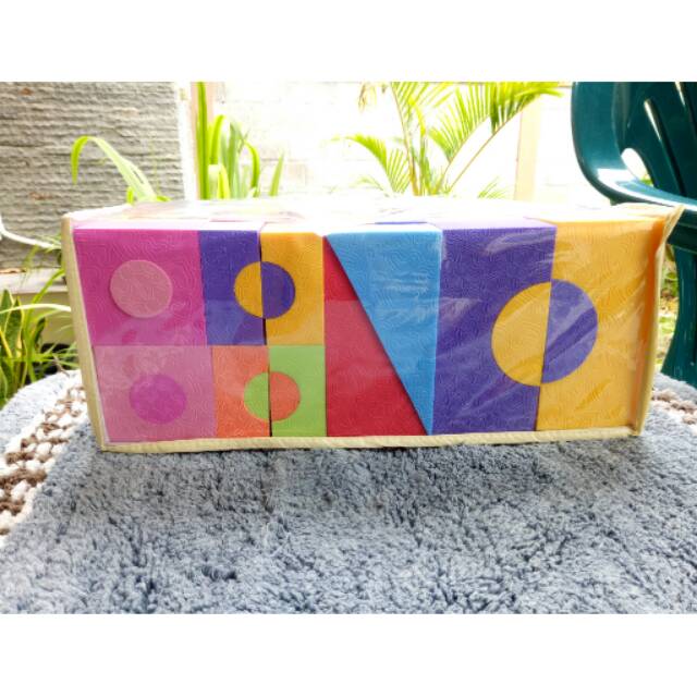 Jual Brick balok susun warna eva mainan anak edukatif | Shopee Indonesia