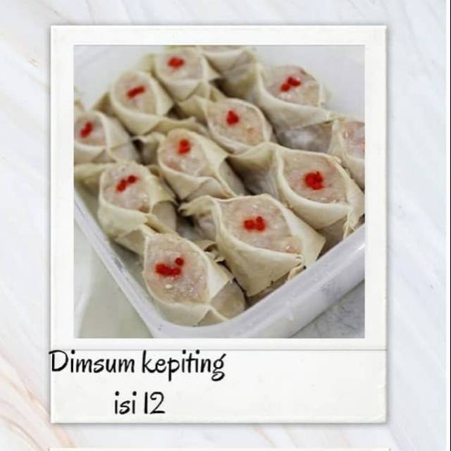 Jual DIMSUM KEPITING ISI 12 PCS BOX TUPPERWARE | Shopee Indonesia