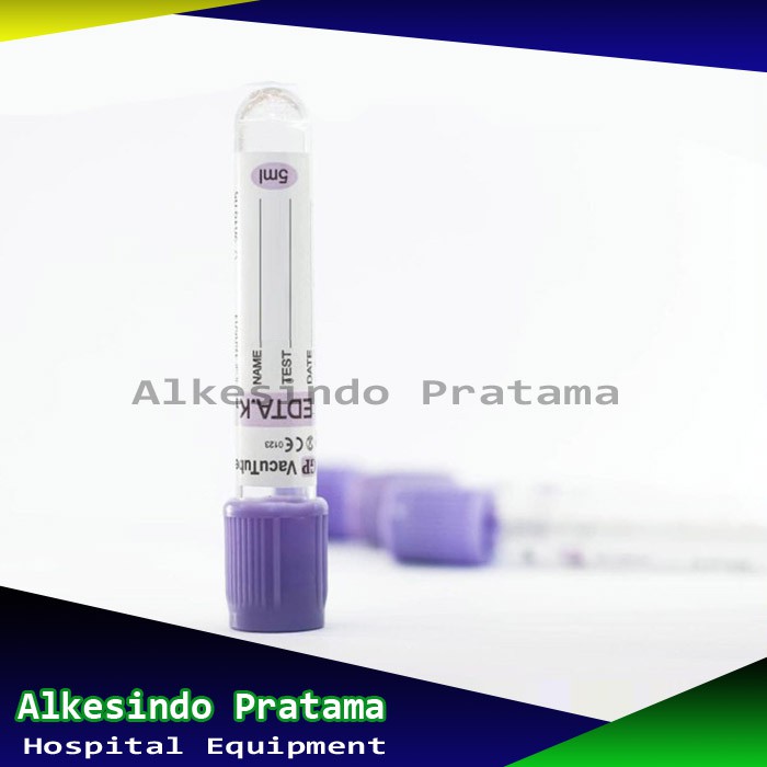 Jual Tabung Vacutainer EDTA K3 5ml Tutup Ungu Merk GP | Vac Edta 3 ml ...