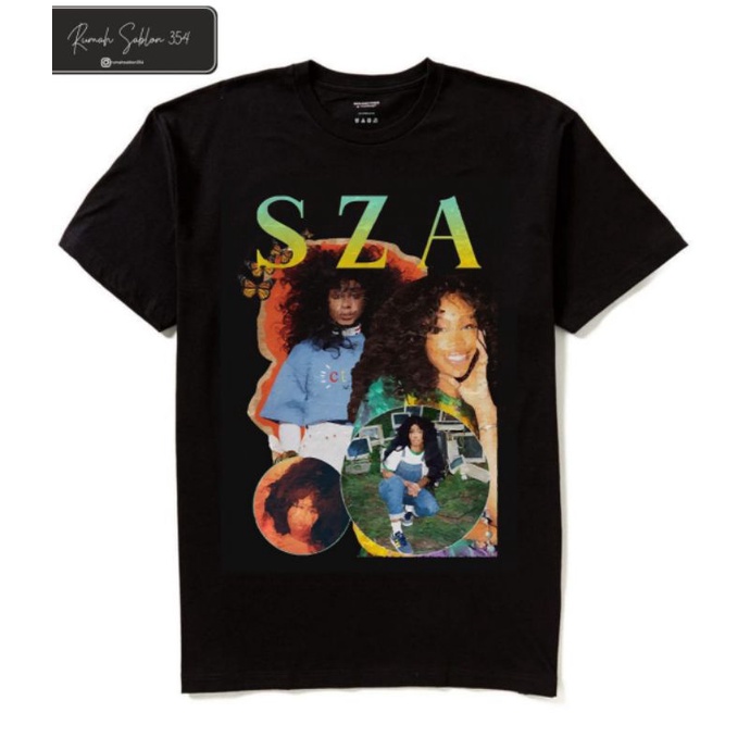 Jual kaos baju SZA musisi tshirt band penyanyi R&B serial album CTRL ...