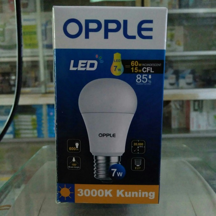 Jual Lampu LED Opple LEDbulb 7w 7 watt kuning warm white | Shopee Indonesia
