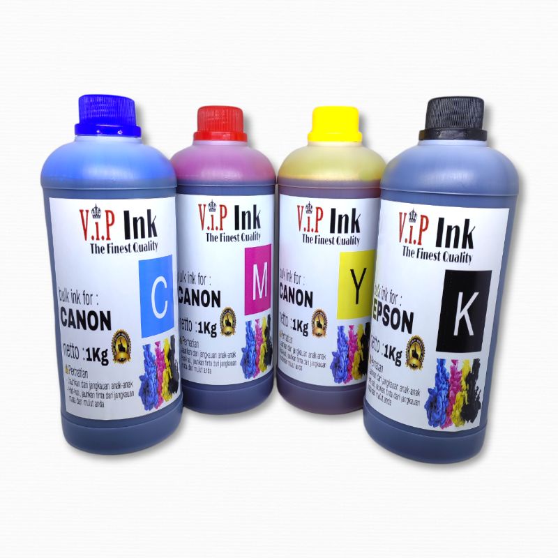 Jual VIP INK Tinta Canon Isi Ulang 1 Liter Best Quality | Shopee Indonesia