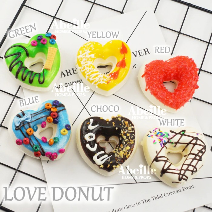 Jual {BISA COD MURAH} KUE DONAT ROTI PALSU ARTIFISIAL CAKE DONUT BREAD ...