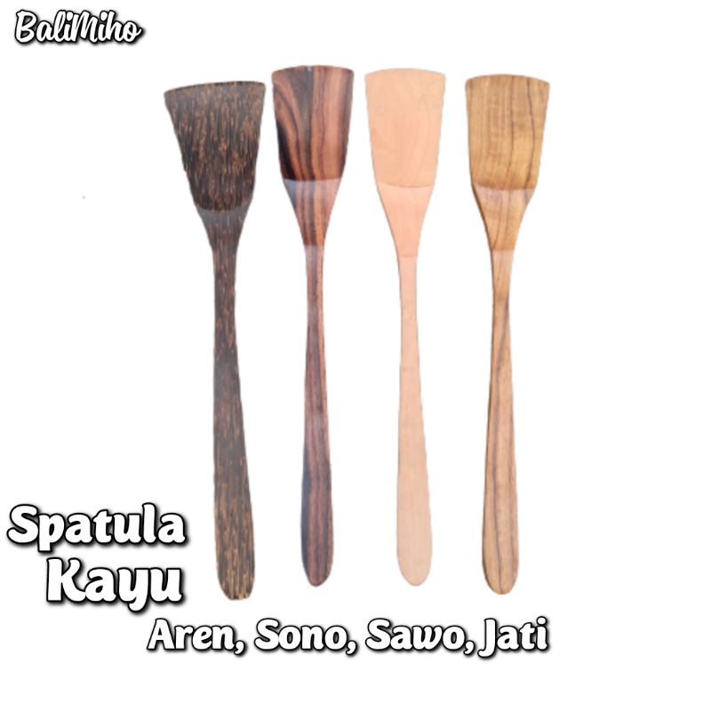 Jual Spatula Kayu Sendok Kayu Sutil Kayu Sendok Goreng Kayu Sendok Kayu ...