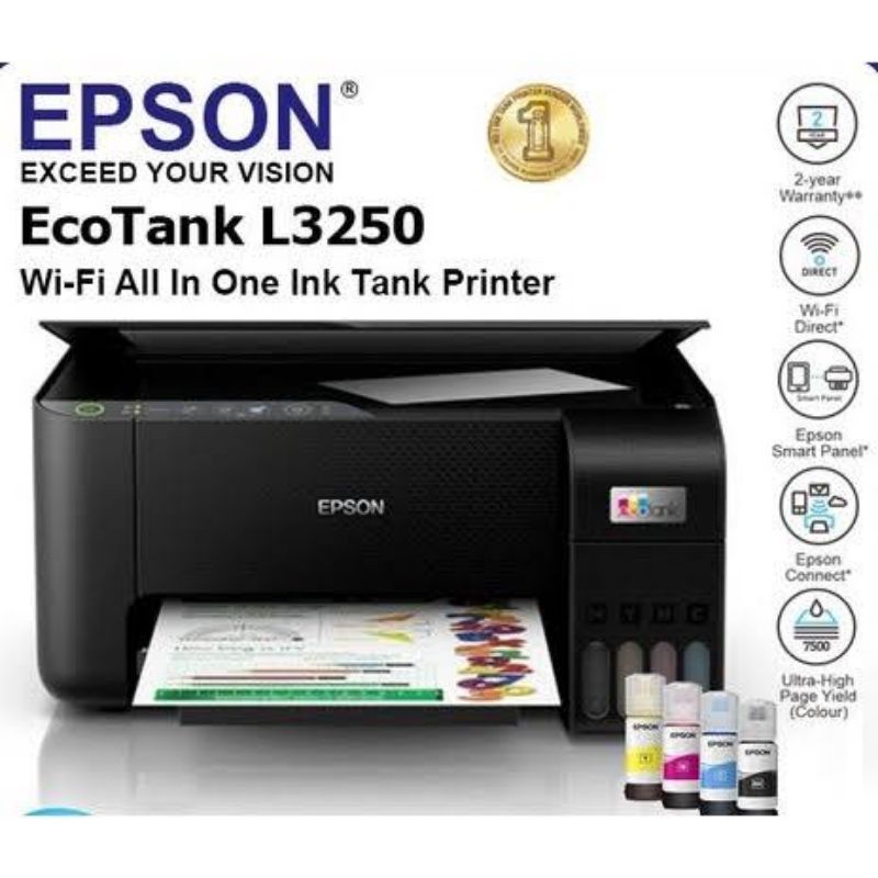 Jual EPSON L3250 Printer Wifi All in One Ecotank L 3250 Pengganti L3150 ...
