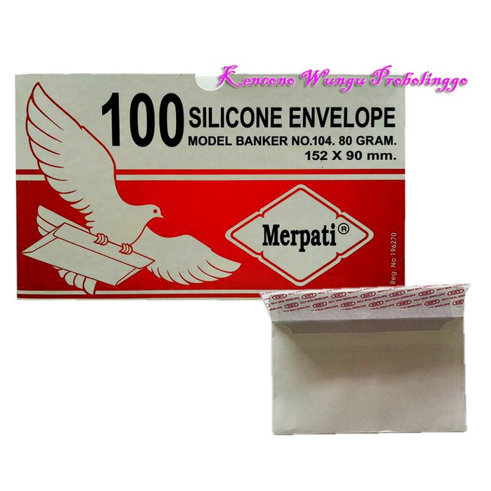 Jual Amplop Polos Lem Merpati 104 isi 100 lembar | Shopee Indonesia