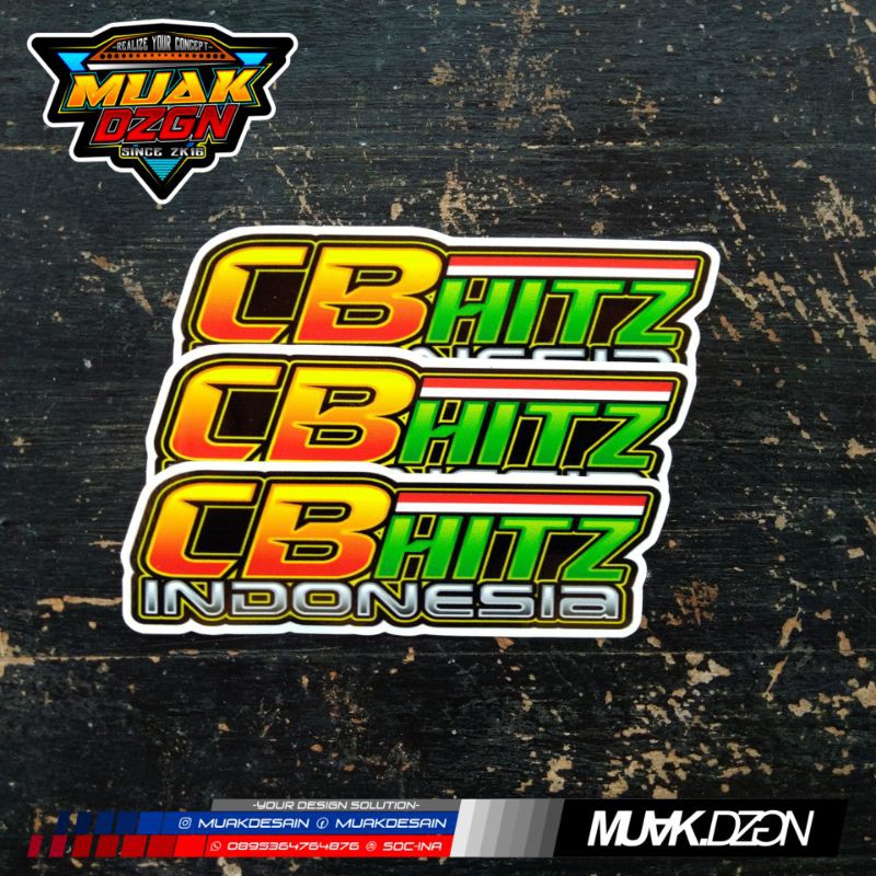 Jual Sticker stiker Honda CB 100 Hitz Herex Indonesia | Shopee Indonesia