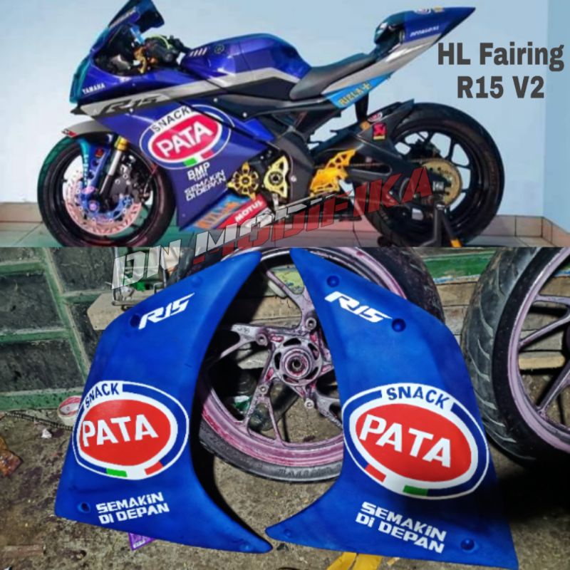 Jual Half Fairing sayap R15 V1 V2 Model R1 Lebar PNP Yamaha R15 OLD V1 ...