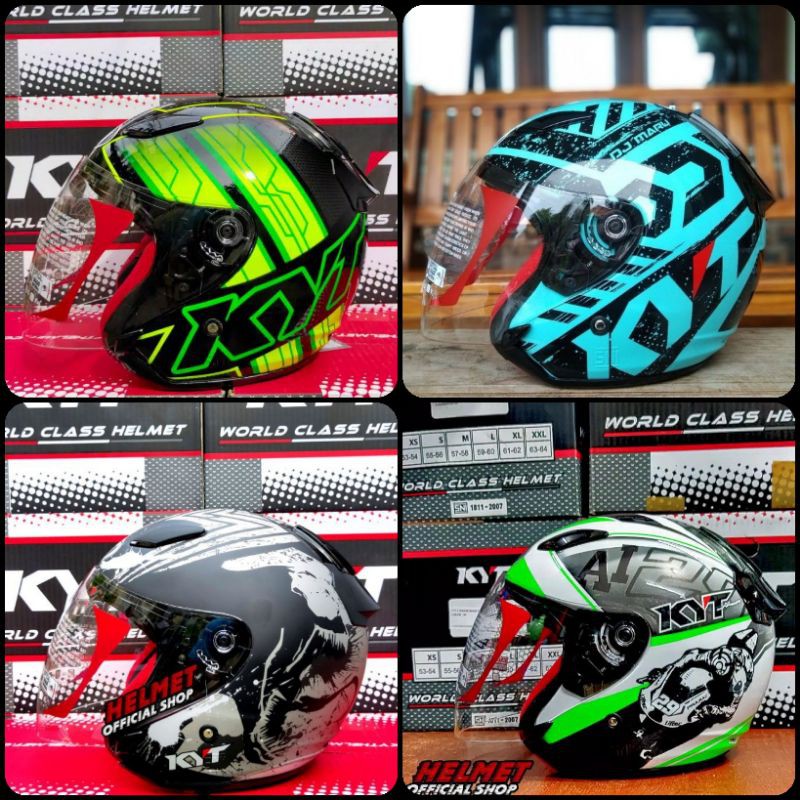 Jual Helm KYT Dj Maru Motif | Shopee Indonesia