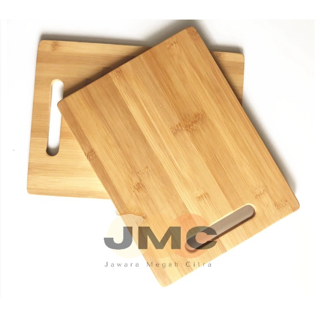 Jual JMC Bamboo Cutting Board Talenan 100% Bambu Utuh Premium Tebal 1cm ...