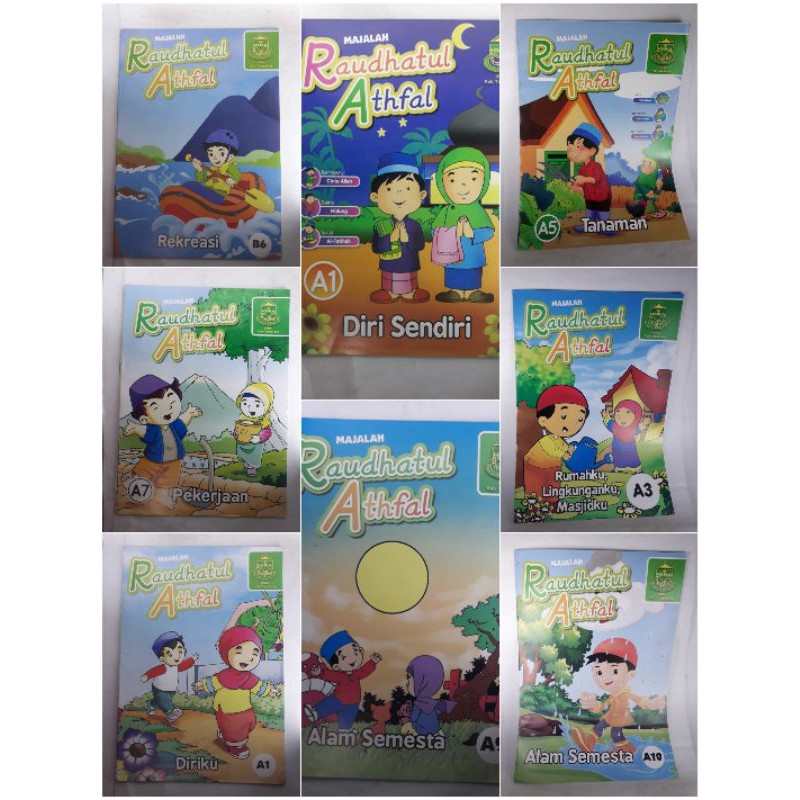 Jual Majalah Raudhatul Athfal tanaman, Rumahku, Lingkunganku, Masjidku ...
